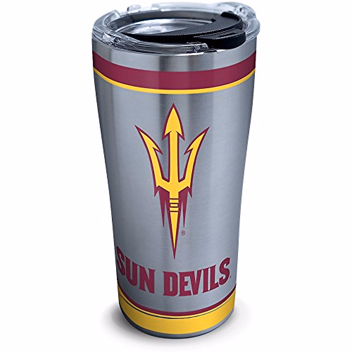 Tervis Triple Walled Arizona State Sun Devils Insulated Tumbler Cup Keeps Drinks Cold & Hot, 20oz - Stainless Steel, Tradition