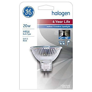 GE Halogen 12-Volt Indoor Floodlight, 20 Watts