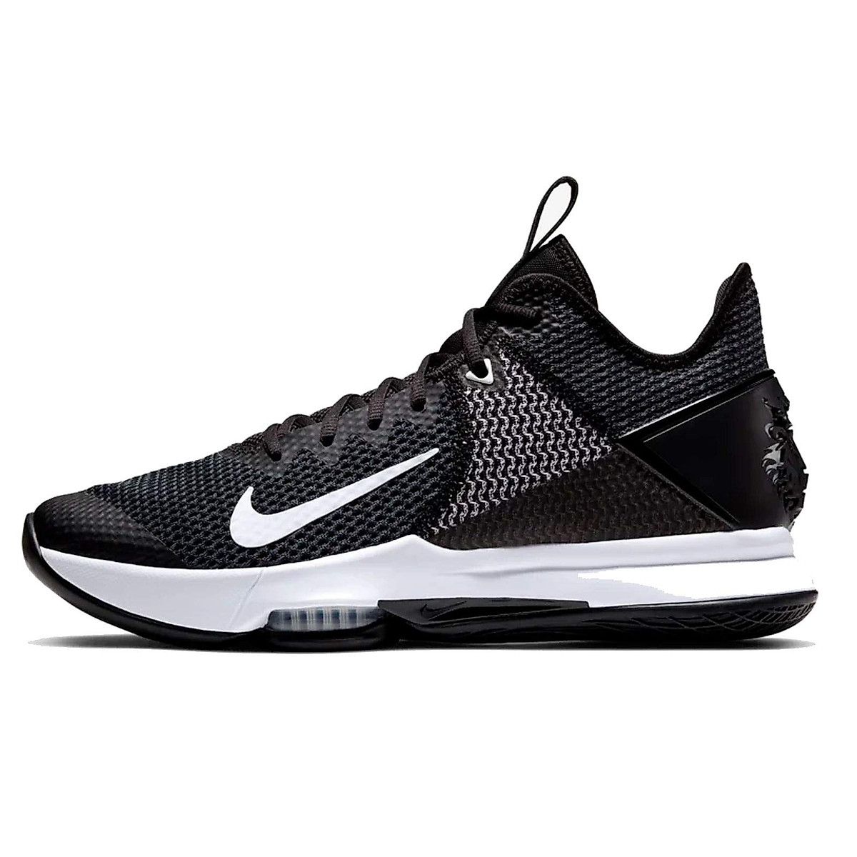 Nike Men's Basketball Shoes, Multicoloured Black White Iron Grey Pure Platinum 001, 9.5 UK