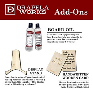 USA Made Personalized Charcuterie Board Engraved - Custom Charcuterie Board Personalized Cheese Board - Charcuterie Boards Personalized Large - Custom Charcuterie Boards Wood Engraved Charcuterie Set