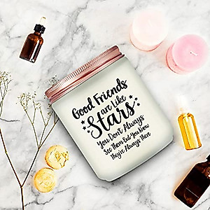 Volufia Candles Gifts for Friend, Friendship Gifts for Women, Best Friend Female, BFF, Bestie, Coworkers - Best Friend Gift for Women - Christmas Birthday Gifts - Funny Lavender Scented Candle