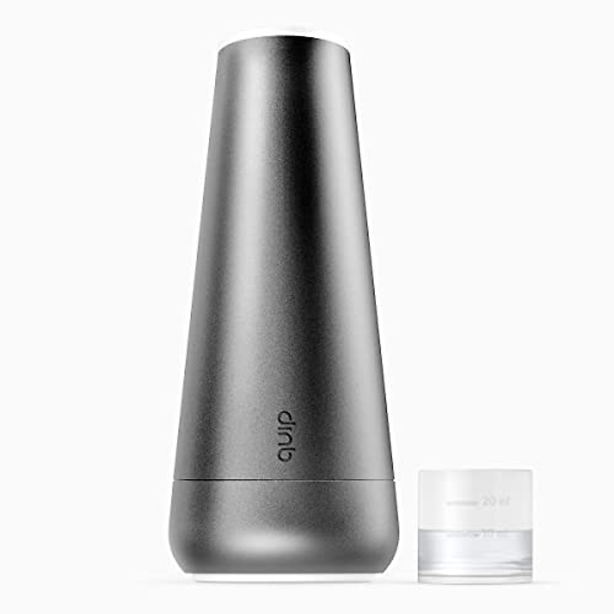 Quip Refillable Mouthwash Starter Kit, 4X Concentrate, Alcohol-Free, Kills Bad Breath Germs, Helps Prevent Cavities, Mint - Slate Metal, 1, 4.0 Fl Oz (920-00117)