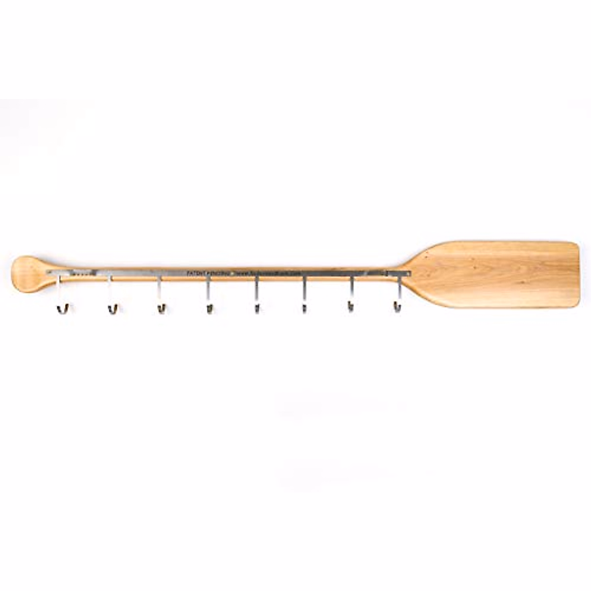 Coat Rack Wall Mount with 8 Hooks on Boat Paddle. Fun, Nautical Themed Clothes Hanger. Makes a Great Gift. Fully Assembled. Mount on Wall or Door in Mudroom, Entryway, Bathroom, Bedroom. Color: Navy