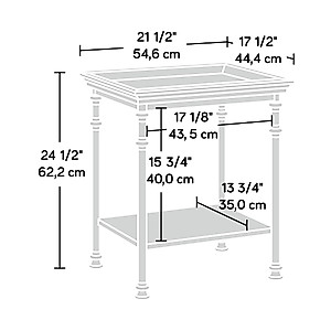 Sauder Canal Street Side Table, Northen Oak finish