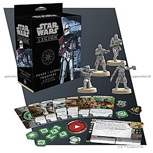Star Wars Legion Phase I Clone Troopers Upgrade Expansion | Miniatures Game | Strategy Game for Adults and Teens | Ages 14+ | 2 Players | Avg. Playtime 3 Hours | Made by Atomic Mass Games