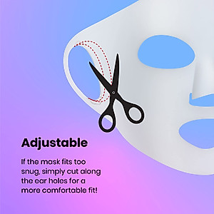 Lindo Silimask - Reusable Anti-Wrinkle Silicone Face Mask Holder for Sheet Masks, Moisturizing Facial Mask Cover, Prevent Evaporation, Beauty Face Tool, Travel Pouch Included, 2 Pack