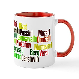CafePress Opera Composers Mug Ceramic Coffee Mug, Tea Cup 11 oz