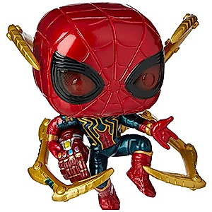 Funko Pop! Marvel: Avengers Endgame - Iron Spider with Nano Gauntlet, Multicolor (45138),3.75 inches