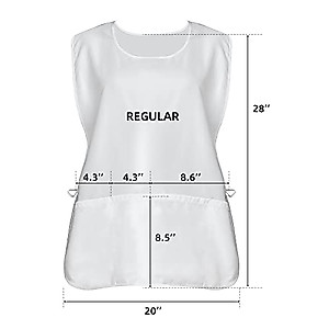 Xeoxarel Unisex Cobbler Apron with 3 Pockets, Universal Apron for Women or Men Vest Black