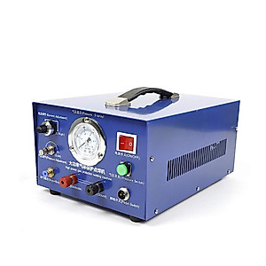 DNYSYSJ Automatic Spot Welder, 110V Jewelry Spot Welding Machine Pulse Argon Necklace Bracelet Arc Welding Machine for Gold, Silver, K Gold, Palladium, Platinum,Titanium, Copper