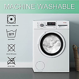 Extra Thick Waterproof Mattress Pad Queen Size Mattress Protector Bed Cover 8-21" Deep Pocket Cooling Quilted Fitted Pillow Top Mattress Topper