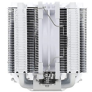 Thermalright Silver Soul 110 White CPU Cooler Dual Towers, 5 Heat Pipes, 110MM Hight, TL-B9W PWM Fan, Aluminium Heatsink Cover, AGHP Technology, for AMD AM4 AM5/Intel 1700/1150/1151/1200/2011