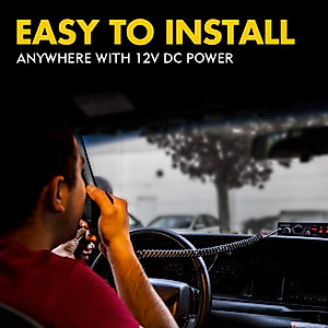 Xprite 200 Watt 8 Tones Emergency Warning Siren Speaker PA System Kit w/Handheld Microphone & Light Control Switches for Police Cars