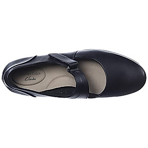 Clarks womens Emslie Lulin footwear, Black, 10 Wide US