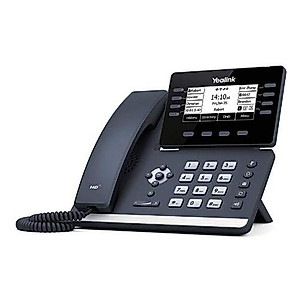 Yealink SIP-T53W IP Phone [10 Pack] 12 VoIP Accounts. 3.7-Inch Graphical Display. USB 2.0, 802.11ac Wi-Fi, Dual-Port Gigabit Ethernet, 802.3af PoE, Power Adapter Not Included (SIP-T53W)