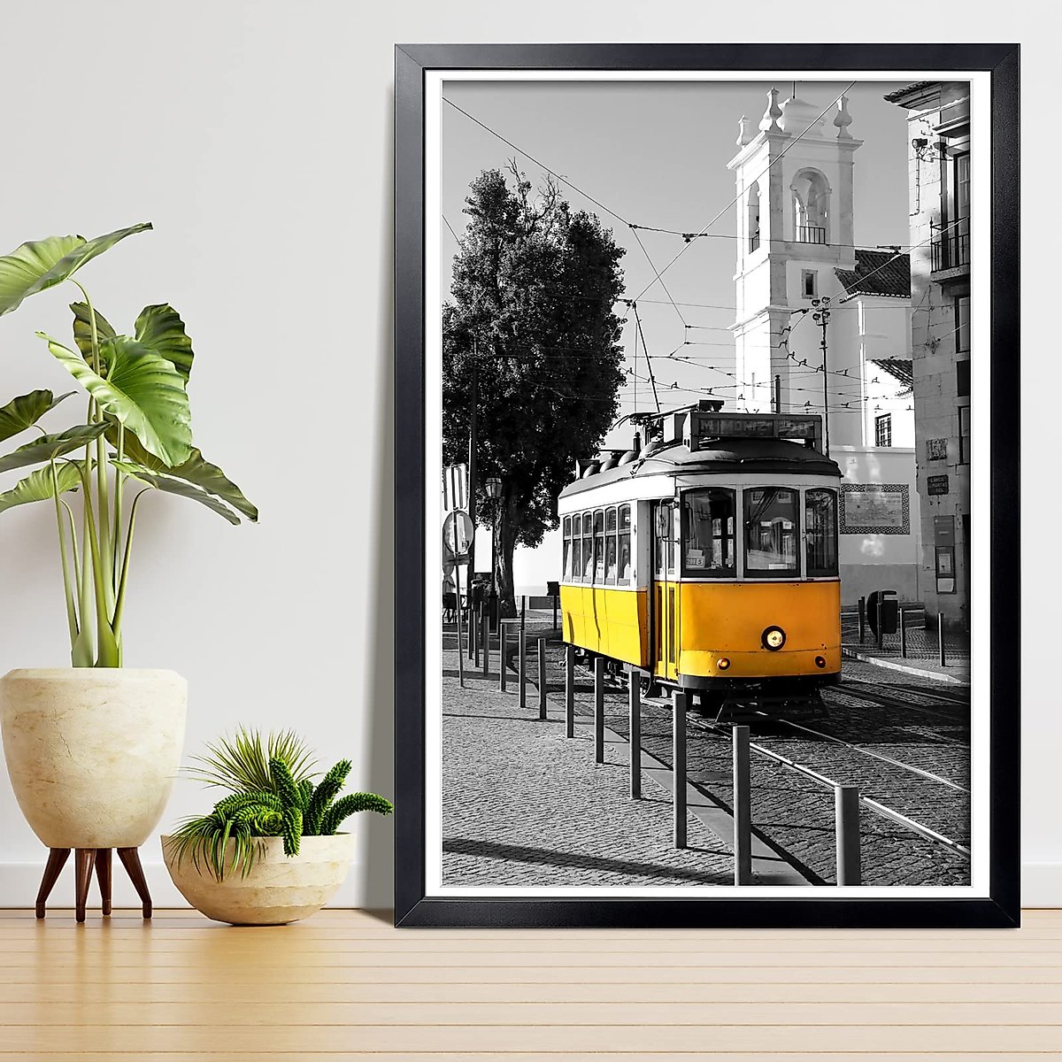 LaVie Home 30 x 42 Poster Frame Black, Display Pictures 27x40 with Mat or 30x42 Without Mat, Stable and Sturdy Picture Frame and Polished Plexiglass, Horizontal and Vertical Format of The Wall（1 Pack）