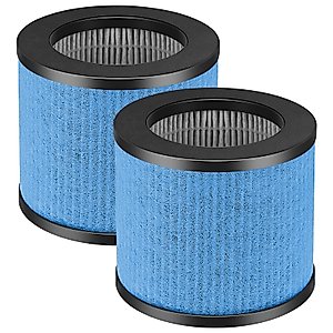TPAP002 HEPA Filter Replacement for TOPPIN TPAP002 Air Purifier Comfy Air C1, 4-in-1 H13 True HEPA Air Purifier Filter for TOPPIN TPAP002, Compare to Part #TPFF002, 2 Pack