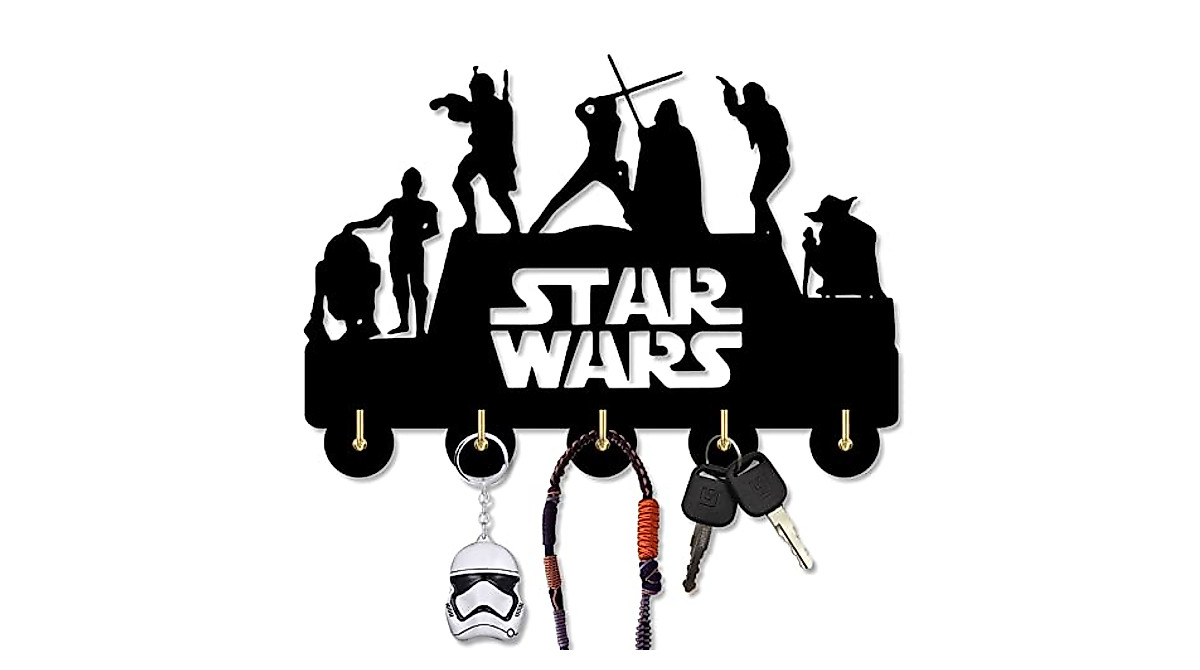Star Wars Wall-Mounted Key Hooks - Stylish Home Organization