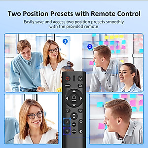NexiGo Zoom Certified, N990 (Gen 2) 4K PTZ Webcam, Video Conference Camera System with 5X Digital Zoom, Sony_Starvis Sensor, Position Preset, Dual Stereo Mics, 3.5mm Audio Jacks for External Mics