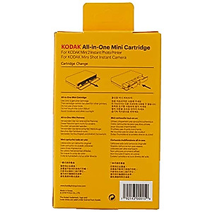 KODAK Mini 2 Photo Printer Cartridge MC All-in-One Paper and Color Ink Cartridge Refill - Compatible with Mini Shot Camera, Mini 2 Printer (Not Original Mini) 50 Pack (Packaging may vary)