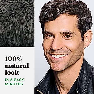 Just For Men Shampoo-In Color (Formerly Original Formula), Mens Hair Color with Keratin and Vitamin E for Stronger Hair - Deep Dark Brown, H-46, Pack of 1