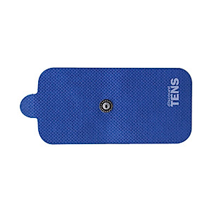 HiDow Compatible Replacement TENS Electrodes, Premium Quality Electrode Pads for Hi-Dow TENS Units, 5 Pair of Snap TENS Unit Electrodes (10 TENS Unit Pads), 2 inch X 4 inch, Discount TENS Brand