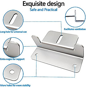 Solar Panel Mounting Brackets, Roof Panels Z Bracket Kit with Nuts Bolts, rv Solar Panel mounting Brackets for Solar Panel, Supporting for RV, Camper,Boats,Cabins,Off Grid (16 Units Brackets)