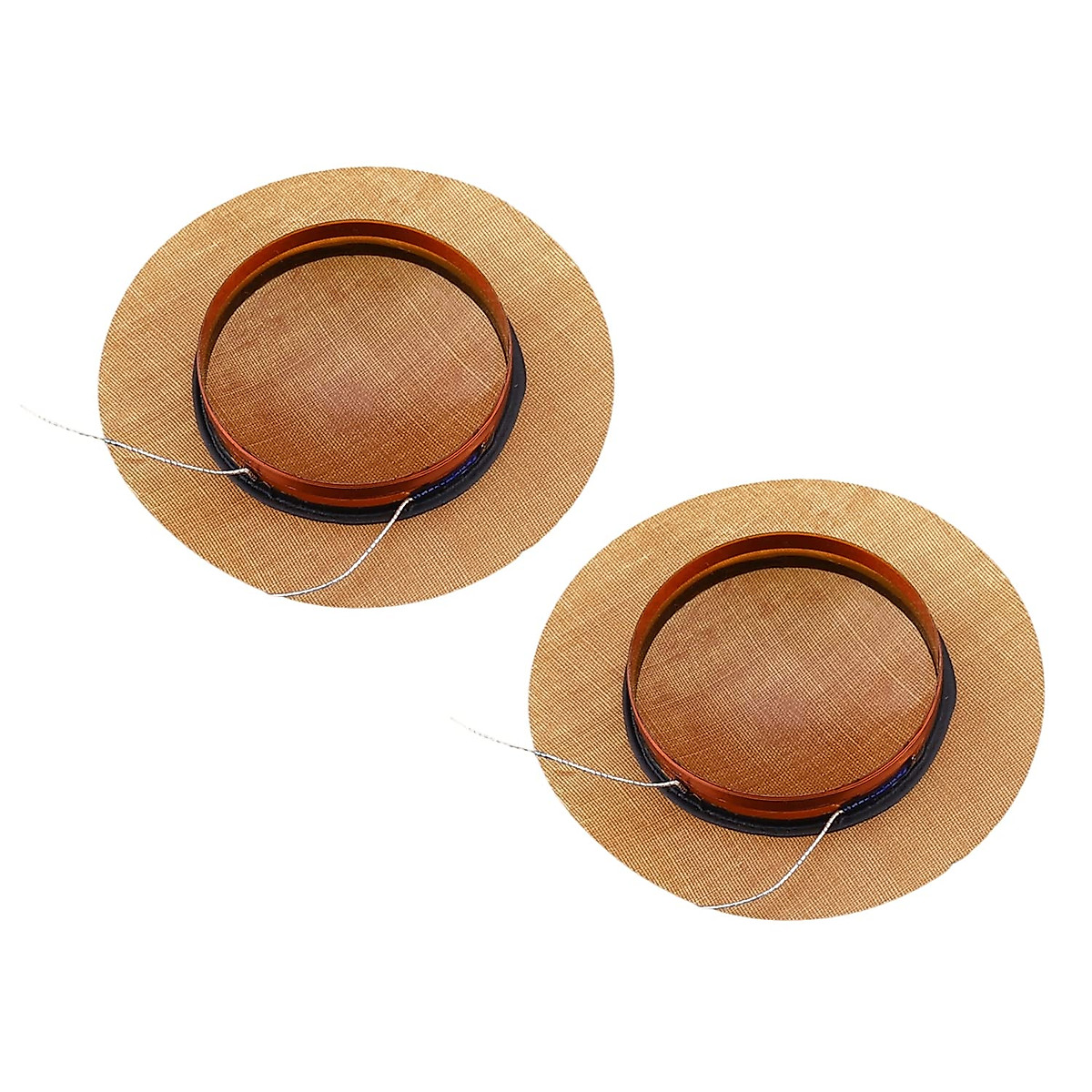 Heyiarbeit 25.5mm Tweeter Voice Coil Audio Speaker High Tone Silk Dome Tweeter Accessory for Audio Replacement 16Ohms 2Pcs