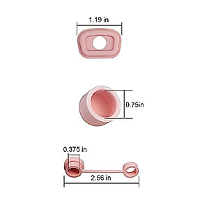 Straw Cover Spill Stopper Set Compatible with Stanley Cup 40 oz 30 oz Quencher H1.0, 2 Silicone Straw Cover Cap, 2 Square Spill Stopper and 2 Round Leak Stopper for Stanley Tumbler Accessories