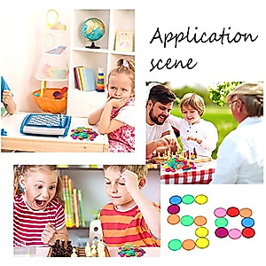 Dacefloy Magnetic Wand and 100 Bingo Chips Educational Learning STEM Kit Magnet Tool for Science Experiment,Classroom Game, Sensory Bins