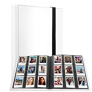 432 Pockets Photo Album for Fujifilm Instax Mini Camera, Polaroid Snap PIC-300 Z2300 Instant Camera, 2x3 Photo Album Book for Fujifilm Instax Mini 11 12 9 Evo 90 70 40 8 7 LiPlay Instant Camera(White)