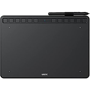 UGEE S1060W Wireless Graphic Drawing Tablet, 10X6.27 Digital Art Pen Tablet with 12 Shortcut Keys,Battery-Free Pen 8192 Pressure Compatible with Android, Windows, MAC OS, Chrome OS,Linux