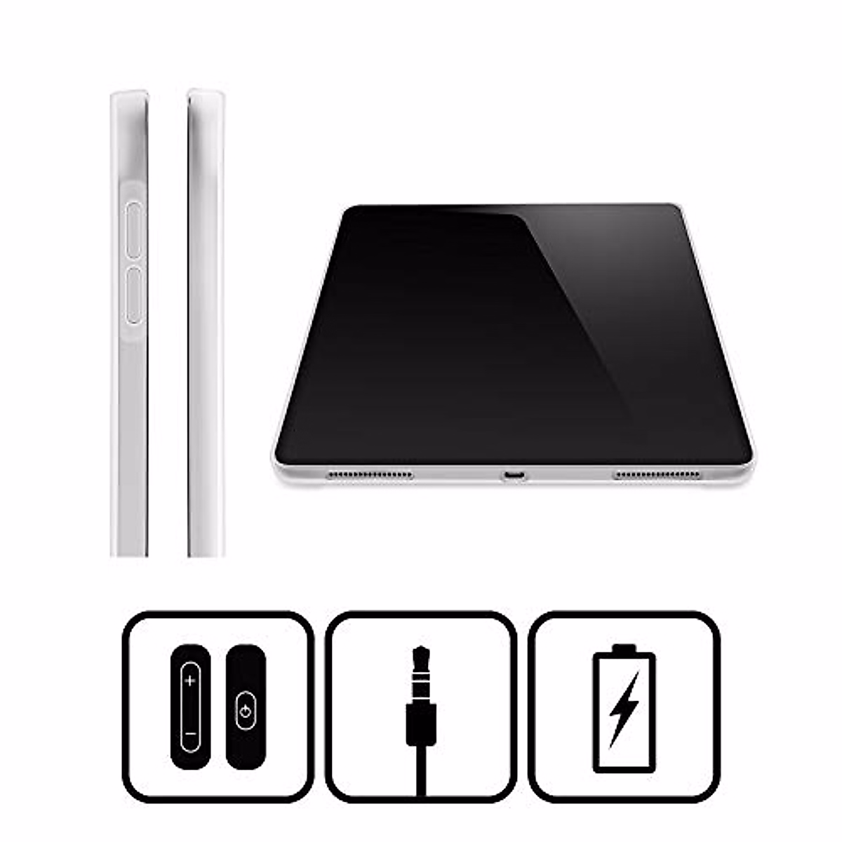 Head Case Designs Officially Licensed UFC Camouflage Logo Soft Gel Case Compatible with Apple iPad Air 2020/2022