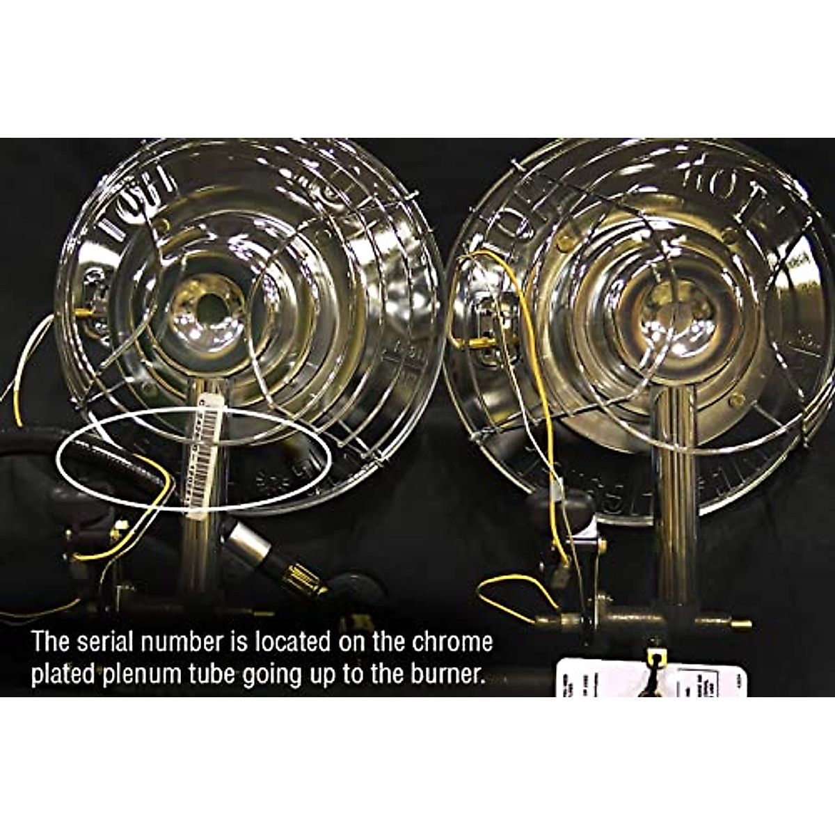 8,000-30,000 BTU Double Tank top Heater, Portable Outdoor Propane Heater