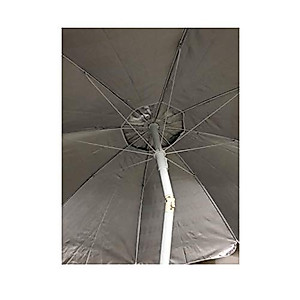 MOSKILA 6.5 feet Outdoor Patio Beach Umbrella with Tilt Air Vent Matching Carry Bag 100 UV Factor