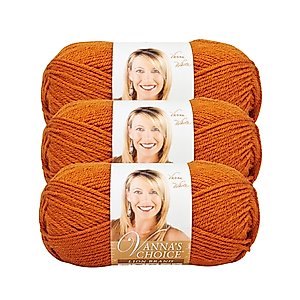 Lion Brand Vanna's Choice Yarn (3-Pack) Rust 860-135