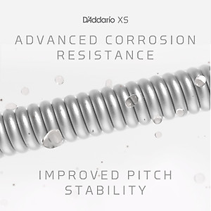 D'Addario Guitar Strings - XS Nickel Coated Electric Guitar Strings - XSE0946 - Maximum Life with Smooth Feel & Exceptional Tone - For 6 String Guitars - 09-46 Super Light Top/Regular Bottom