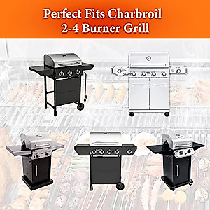 Utheer 13.4''-25.2'' Warming Rack for Charbroil Grill Replacement Parts 2&3&4 Burner 463347017 463376018P2 466347017 463625217 463371116 463673017 Stainless Steel Grill Adjustable Warming Grates