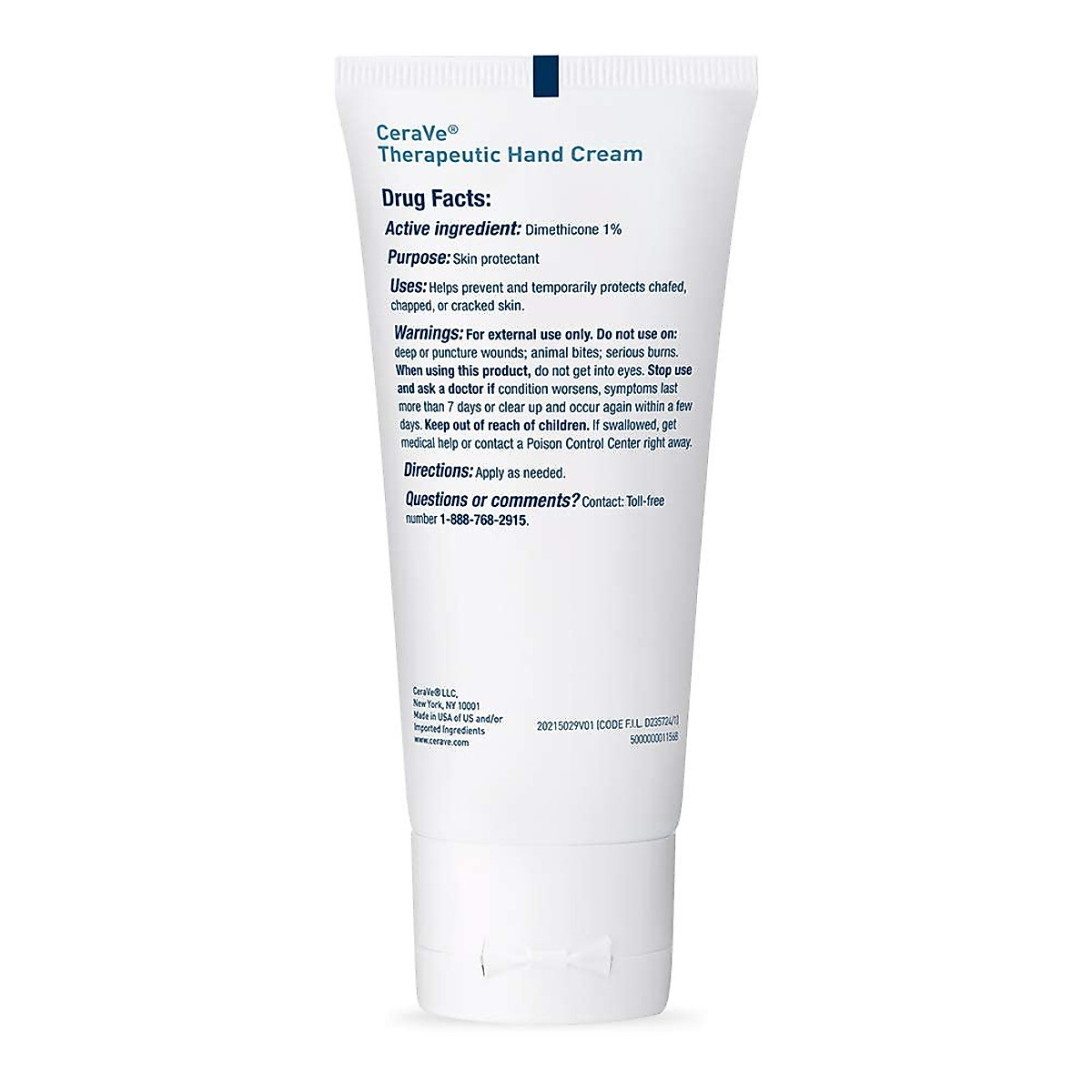 CeraVe Therapeutic Hand Cream 3 oz (Pack of 5)