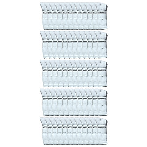 SOCKS'NBULK 60 Pairs Mens Wholesale Bulk Sports Crew Socks, Athletic Socks Case Pack Options (10-13, White)