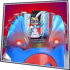 PJ Masks Deluxe Battle HQ Playset with Lights and Sounds, 2 Action Figures, Car Toy, Preschool Toys, Toys for 3 Year Old Boys and Girls and Up