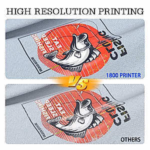 DTF L1800 Transfer Printer with Roll Feeder, Direct to Film Print Preheating A3 DTF Printer for DIY Print T-Shirts, Hoodie, Fabrics (A3 DTF Printer + Oven)