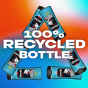 AXE Body Wash Charge and Hydrate Sports Blast Energizing Citrus Scent Men's Body Wash 100 percent Recycled Bottle 16 oz
