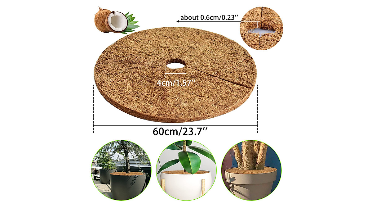 ZeeDix Coconut Fibers Tree Protector Mats - 24 Inch