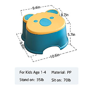 Gloexeolg Cute Koala Small Step Stool for Kids Toddlers Bathroom Sink Toilet Potty Training