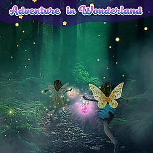 Fairy Lantern Craft Kit for Girls - 23pcs DIY Kits for Kids Arts and Craft Kits for Girls Ages 8-12, Fairy in A Jar Light Garden Kit, Creative Activities for School, Birthday Fairy Party Decorations