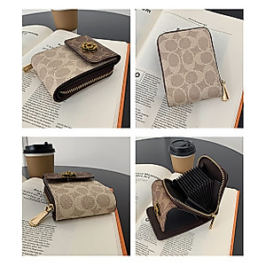 DAISHA 2 in 1- Trifold Wallets Money Clip & Card Holder,PU Leather Minimalist Wallet,Mini Pouch Coin Purse Mini Pouch.