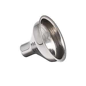 Shot Flask - Stainless Steel 8 oz Hip Flask, Built-in Collapsible 2 Oz. Shot Glass & Flask Funnel - BarMe Brand