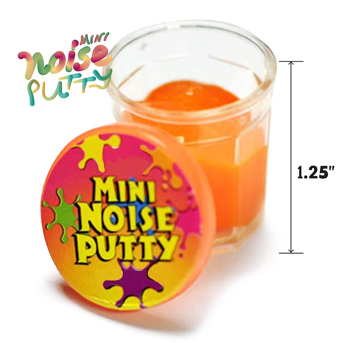 Kicko Slime Bulk Set of 48 Multicolored - Mini Noise Putty Toys Collection - Fun Kids Tactile Sensory Play, Stimulation Toy - Slime Set Gifts for Students - for Boys and Girls Ages 3+