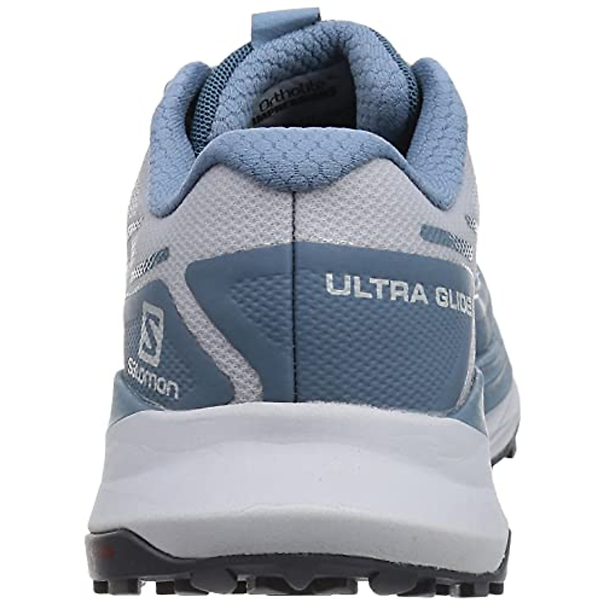 Salomon Women's Ultra Glide Trail Running Shoes for Women, Ebony/Blue/Grey, 9